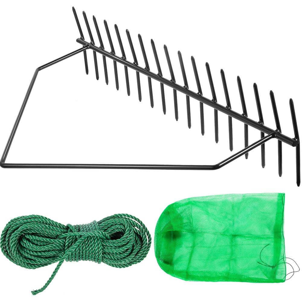 SVOPES 32 in. Aquatic Weed Rake, Double-Sided Lake Weed Cutter, Pond ...