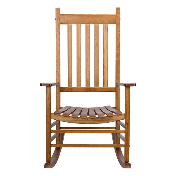 Reviews for Shine Company 45 in. H Light Oak, Vermont Porch Rocker ...