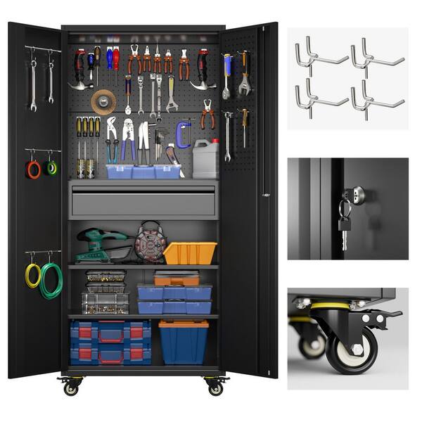 Have a question about Kaikeeqli 30 in. W x 71 in. H x 15 in. D Steel ...