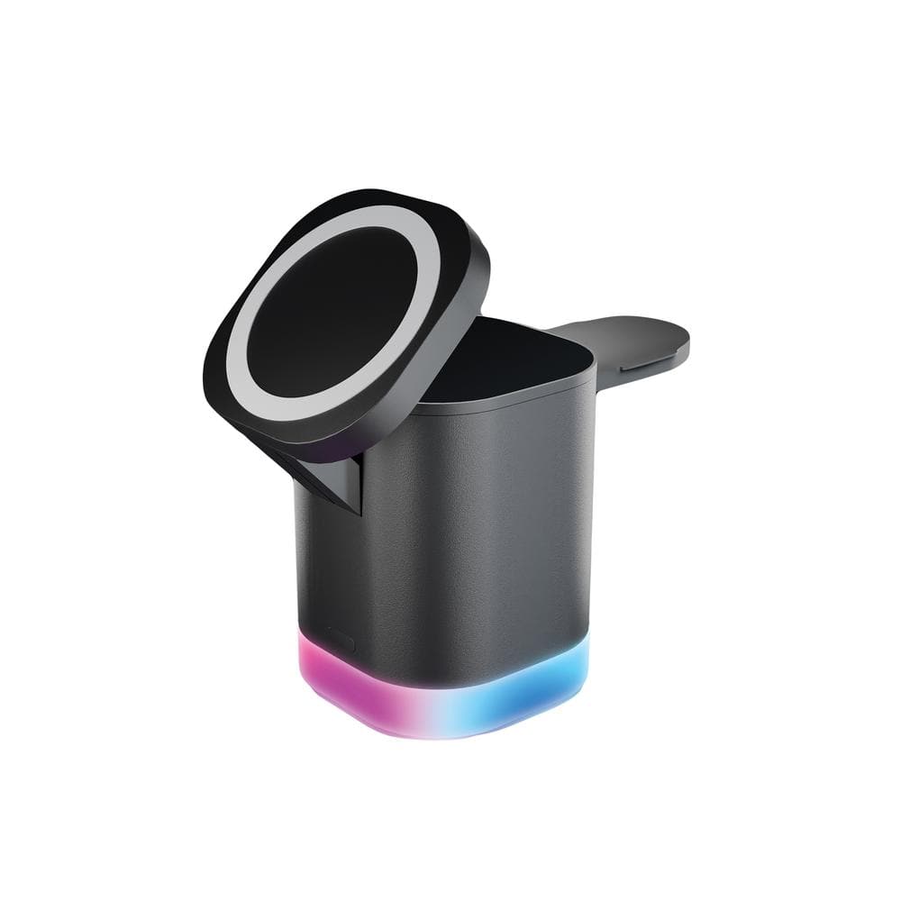 CHARGEWORX Magsafe 4-In-1 with RGB light, Black CHA-CX5329BK - The Home ...