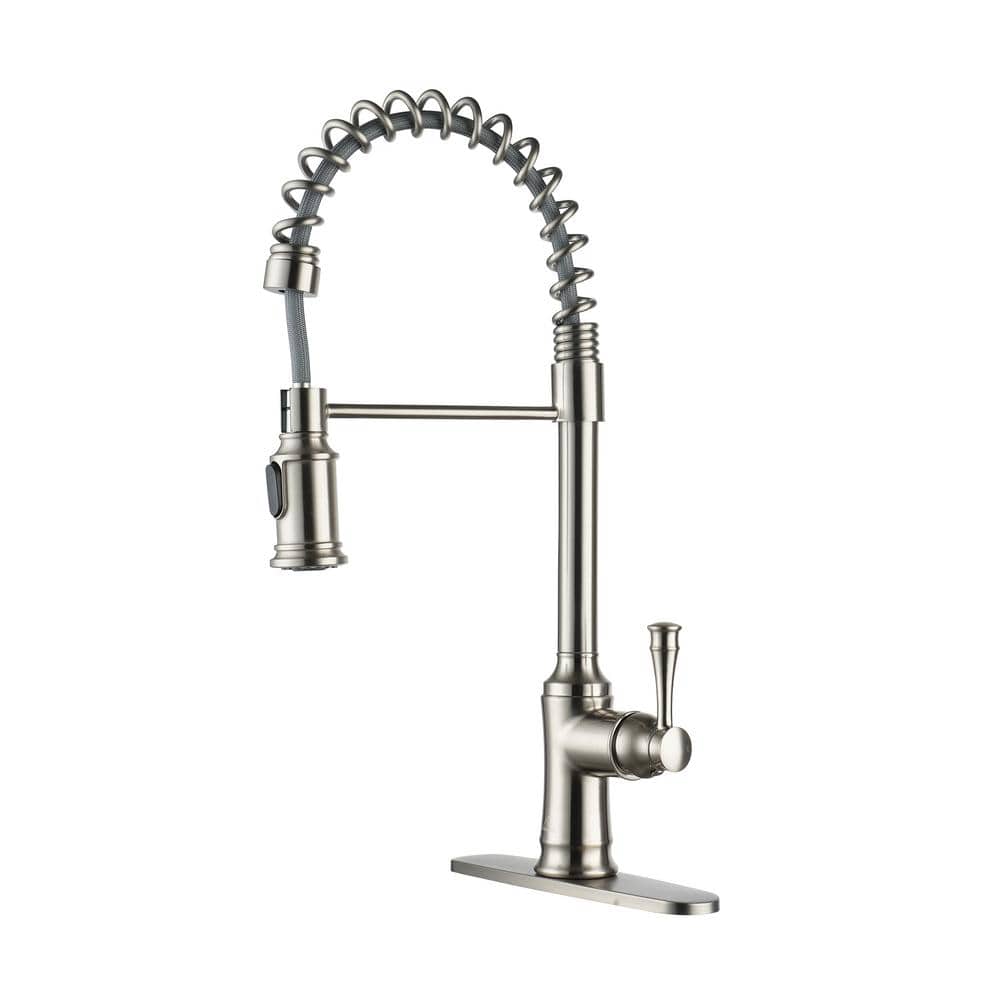 Boyel Living 2-Spray Patterns Single Handle Pull Down Sprayer Kitchen ...