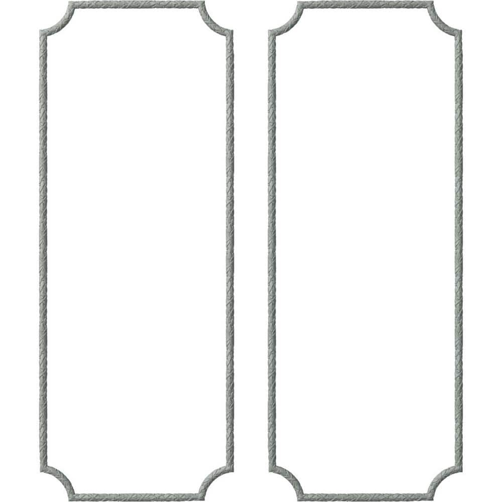 Ekena Millwork 28 in. W x 72 in. H Unfinished Polyurethane Dublin Panel ...