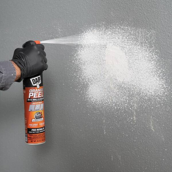 DAP Spray Texture 25 oz. Orange Peel Water Based 2 in.1 Wall and ...