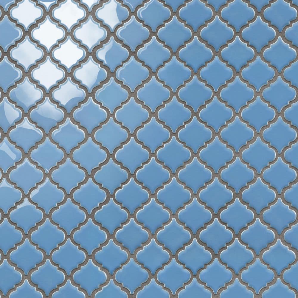 Merola Tile Hudson Tangier Light Blue 12 in. x 12 in. Porcelain Floor ...