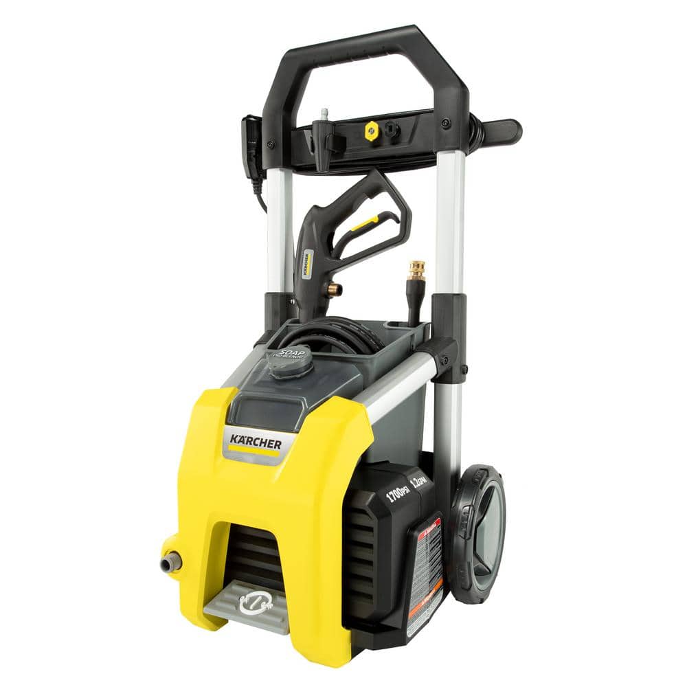 Karcher 1700 PSI 1.20 GPM K1710 Electric Power Pressure Washer with 3 ...
