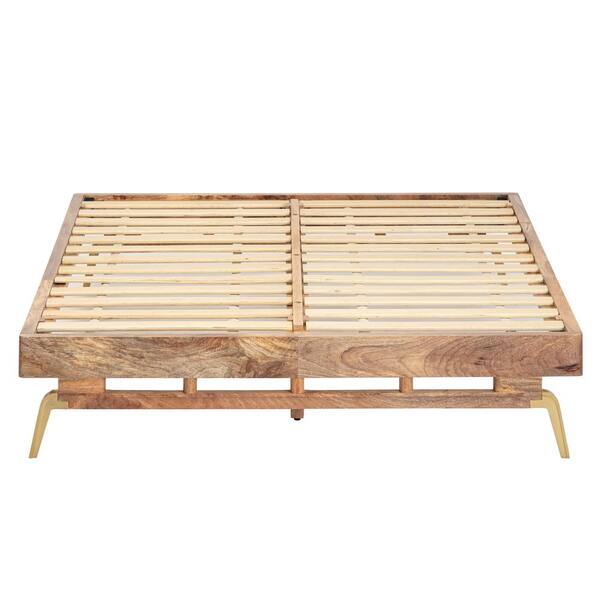 MH LONDON Nelson Natural Queen Platform Bed MH-BD-11506 - The Home Depot