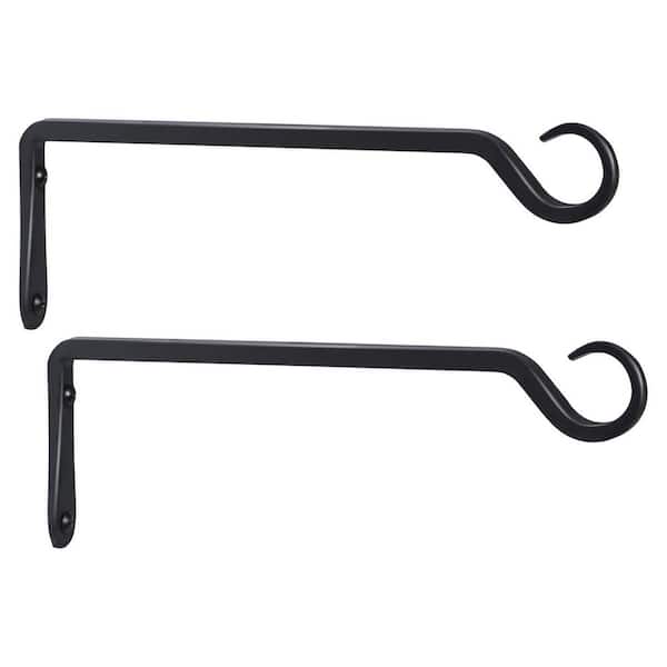 SenQWFa Large 12 in. Black Heavy Duty S Hooks for Hanging Plants and ...