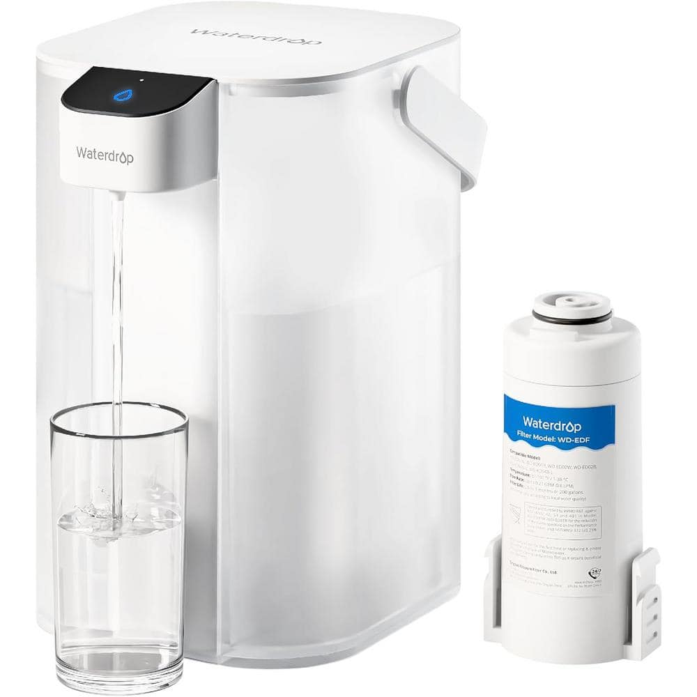 Waterdrop Electric Water Filter Pitcher, 15-Cup Dispenser,NSF/ANSI 401 ...