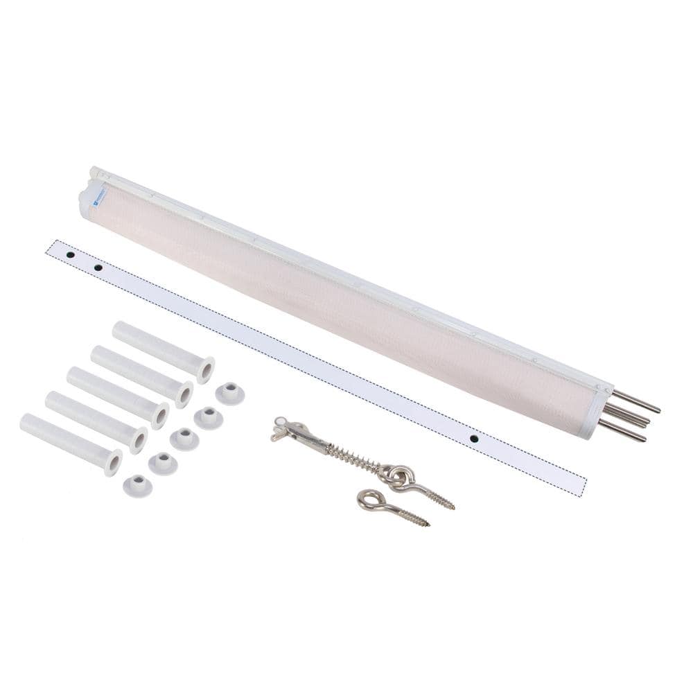 Sentry Safety Pool Fence 4 ft. x 12 ft. DIY Removable Mesh Pool Safety ...