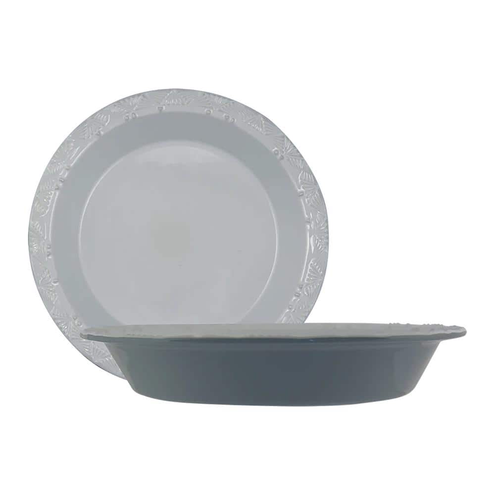 Taste of Home 9 X 1.5 in. Stoneware Ceramic Pie Plate 2-Pack 3062 - The ...