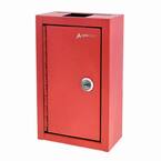AdirOffice Commercial Grade Large Storage Key Drop Box, Red-631-12-RED ...