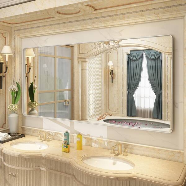 Apmir 72 in. W x 36 in. H Rectangular Aluminum Alloy Framed and ...