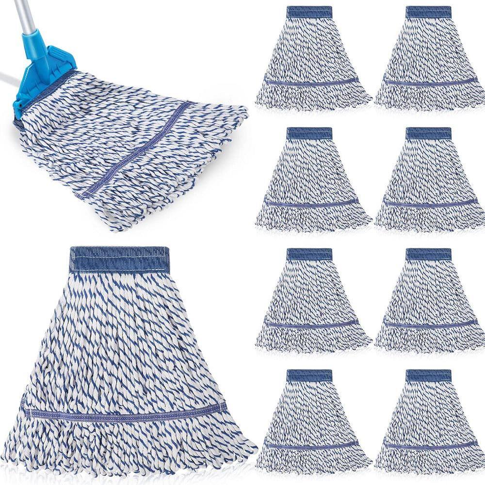 ITOPFOX 11.8 in. String Mop Cotton Mop Head (10-Pack) HDPH032OT044 ...