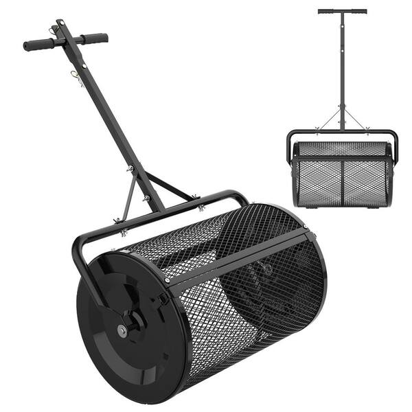 VIWAT 24 in. Compost Peat Moss Spreader, T shaped Handheld, Heavy-Duty ...