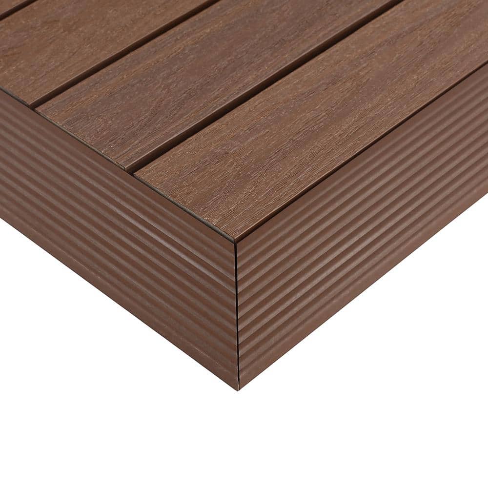Reviews for NewTechWood 1/6 ft. x 1 ft. Quick Deck Composite Deck Tile ...