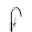Hansgrohe Focus Single-Handle Pull-Down Sprayer Kitchen Faucet in ...