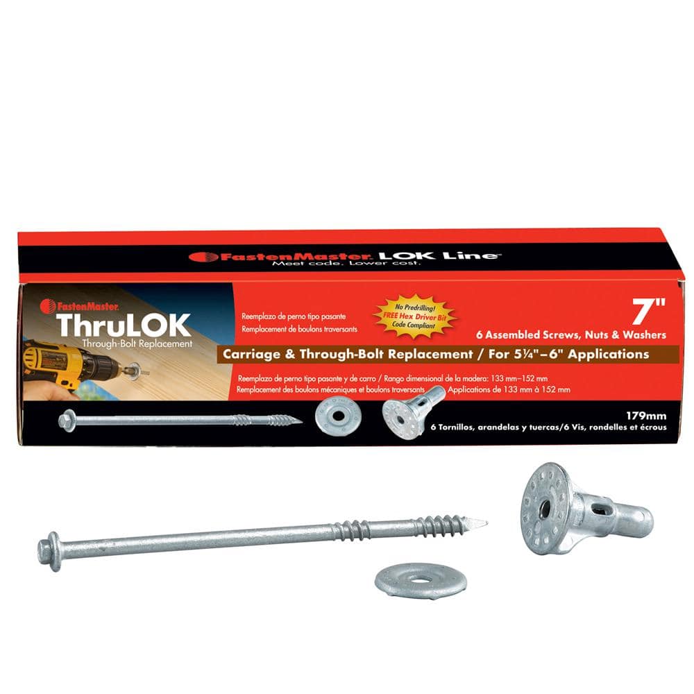 Have a question about FastenMaster ThruLok 1/4 in. 7 in. External Hex ...