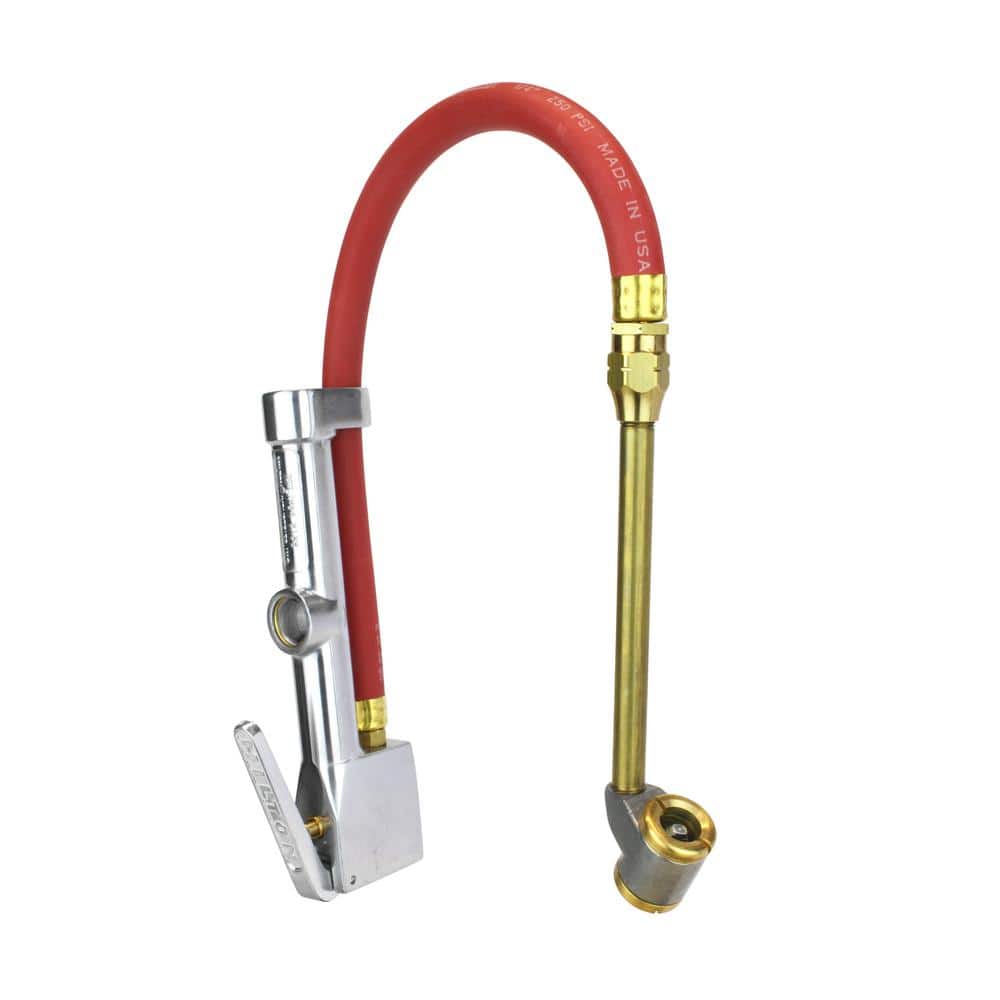 Milton Large Bore Dual Head Inflator Gauge 08-A1-506 - The Home Depot
