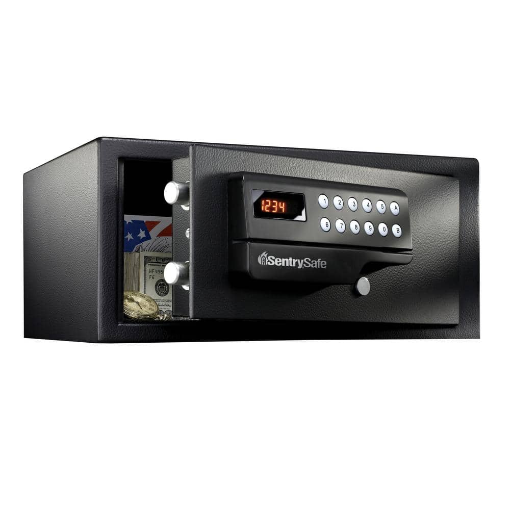 SentrySafe 0.41 cu. ft. Safe Box with Digital and Card Swipe Lock ...
