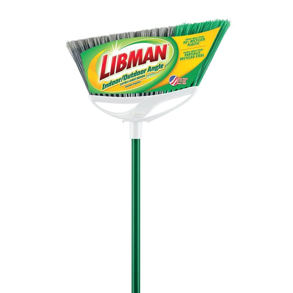 Libman Extra Large Precision Angle Broom 211 - The Home Depot