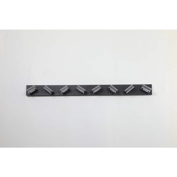 ANGELES HOME 52 1/5 in. 8 Light Black Modern Integrated LED Vanity ...