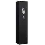 Movisa 6-Gun 11 in. x 11 in. x 54 in. Large Quick Access Keyboard Rifle ...