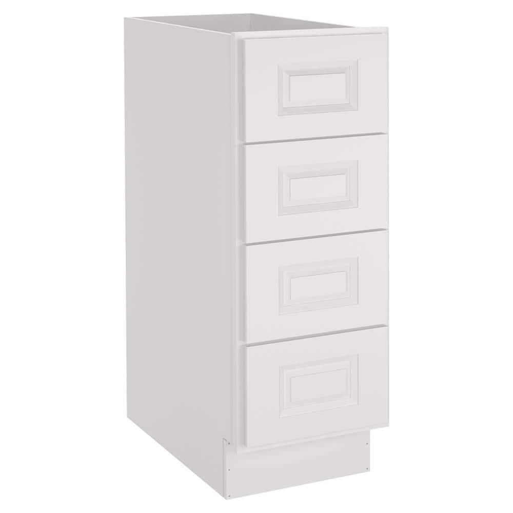 HOMEIBRO 12 in. Wx24 in. Dx34.5 in. H in Raised Panel White Plywood ...