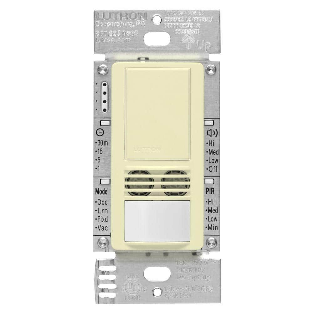 Lutron Maestro Dual-Tech Motion Sensor Switch, 6-Amp/Single-Pole ...