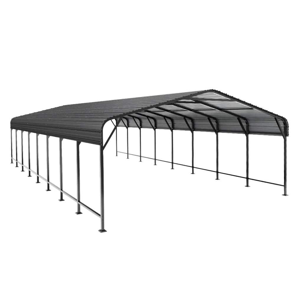 Have a question about PABIMIA 20 ft. W x 40 ft. D Metal Carport Steel ...