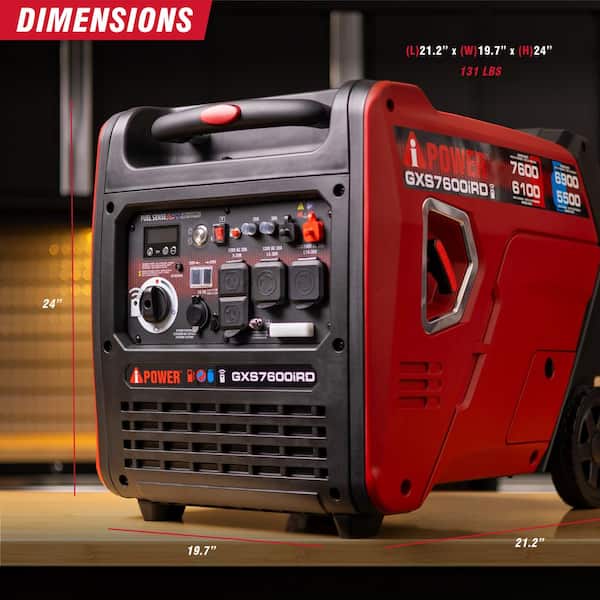A-iPower 7600-Watt Remote Electric Start Gas and Propane Powered ...