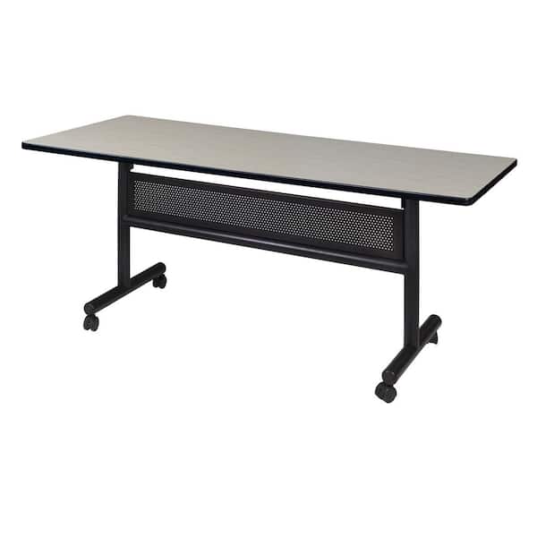 Regency Kobe 60 in x 30 in. Maple Flip-Top Training Nesting Table with ...