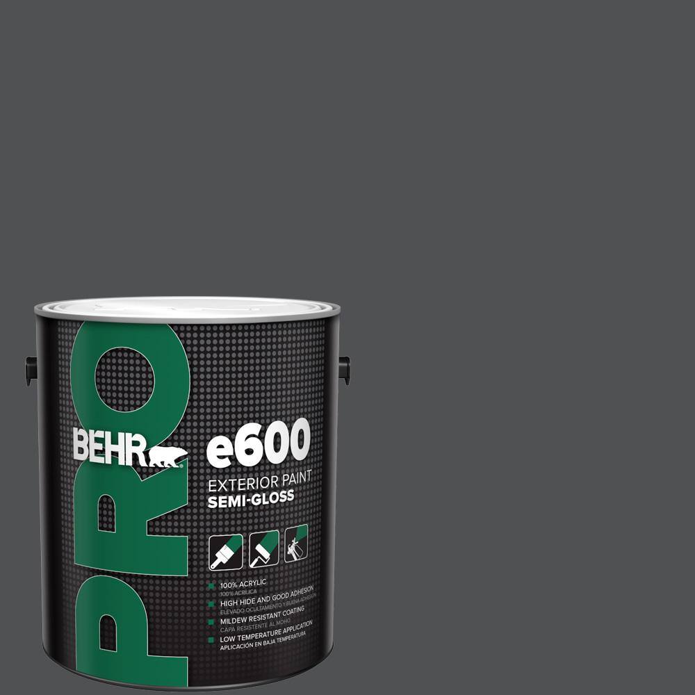 BEHR PRO 1 gal. #770F-6 Evening Hush Semi-Gloss Exterior Paint PR67301 ...