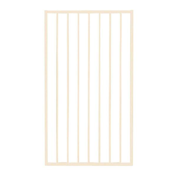 First Alert Pro Series 3 ft. W x 5 ft. H White Steel Single Walk ...