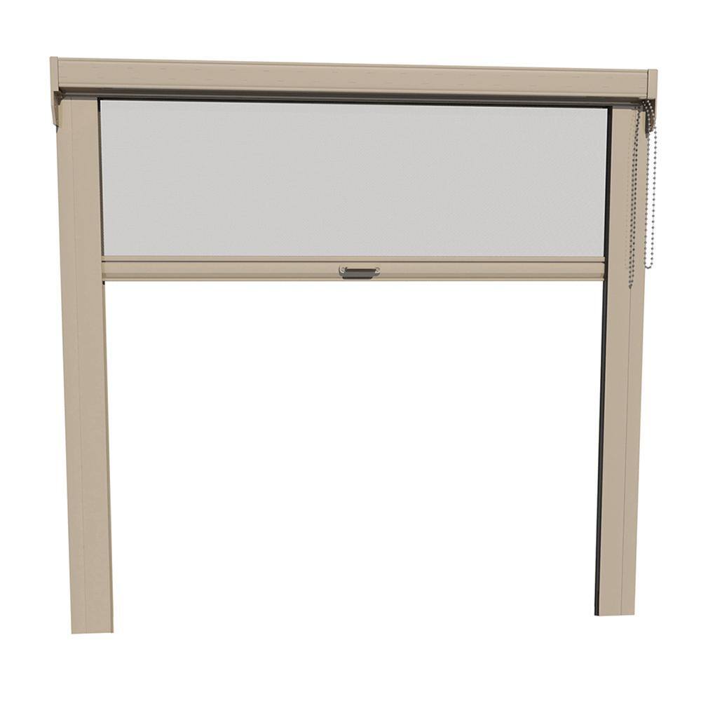 LARSON GrandVue 800 96 in x 96 in Desert Tan Aluminum Retractable ...