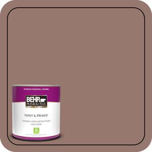 BEHR ULTRA 1 qt. #N160-5 Chocolate Delight Satin Enamel Exterior Paint ...