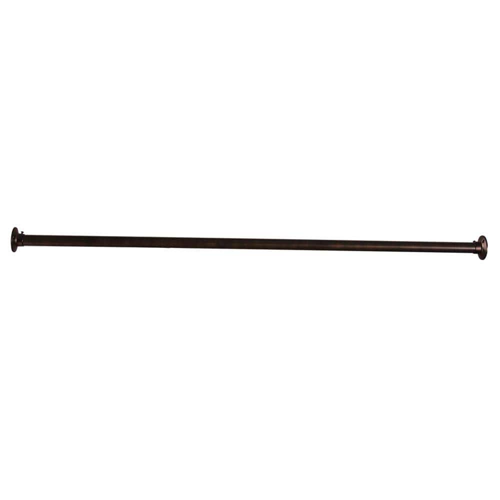 Barclay Products 60 in. Straight Shower Rod in Oil Rubbed Bronze 4100 ...