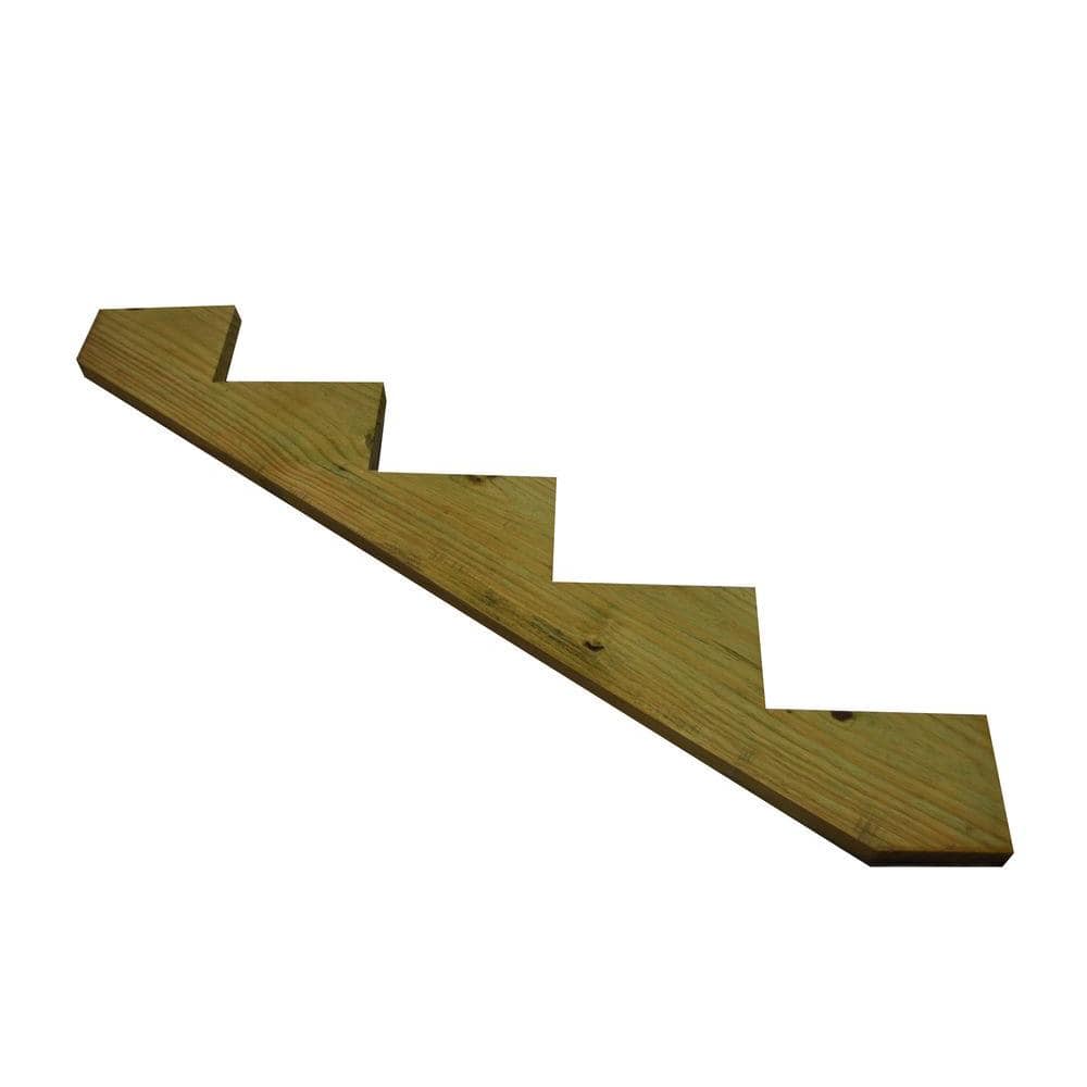 Reviews for 5-Step 2 in. x 12 in. Pressure-Treated Pine Stringer | Pg 1 ...