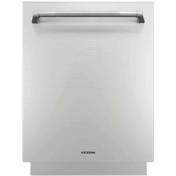 VEZENI 24 in. Premium Top Control 8-Cycle Standard Built-in Dishwasher ...