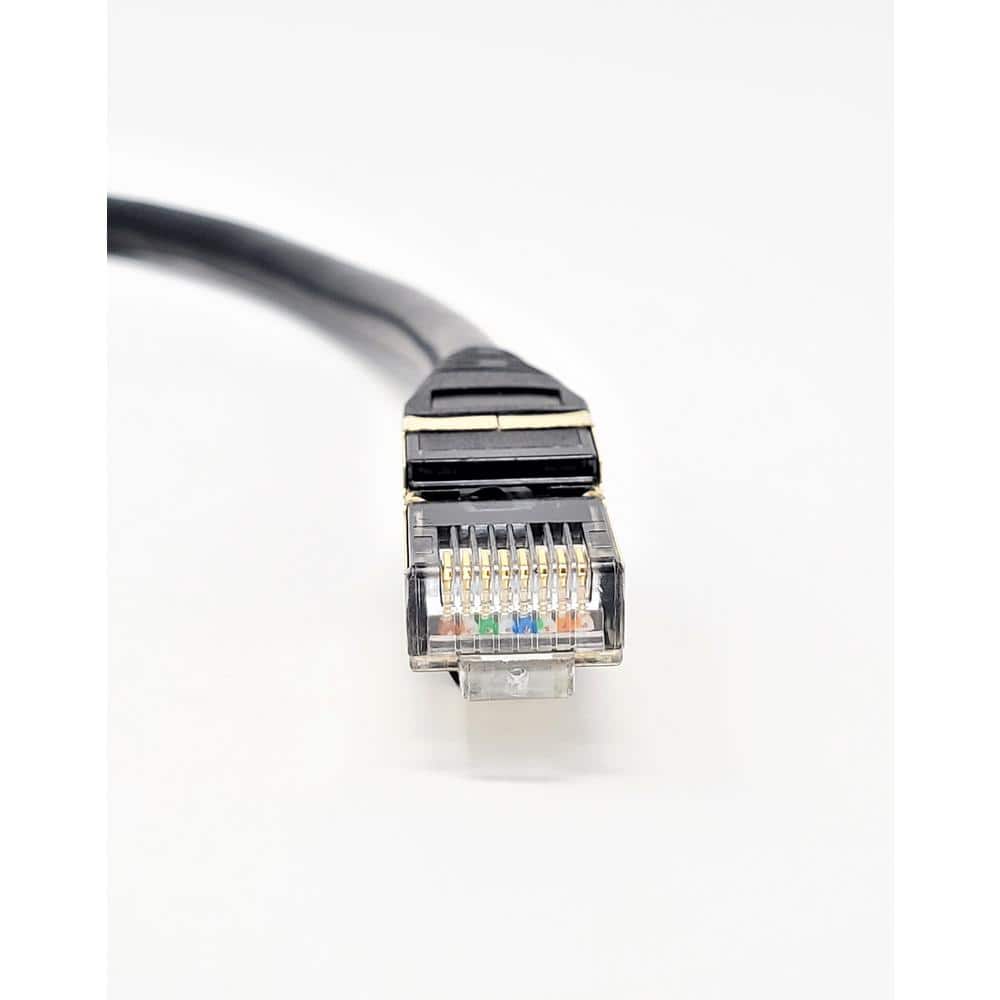 Micro Connectors, Inc 7 ft. CAT 8 SFTP 26AWG Double Shielded RJ45 ...