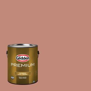 Glidden Essentials 1 gal. PPG1066-5 Copper Trail Satin Exterior Paint ...