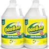 OdoBan 1 Gal. Lemon Disinfectant and Odor Eliminator, Fabric Freshener ...