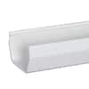 Amerimax Home Products 4 in. x 10 ft. White Vinyl U-Style Gutter T0473 ...