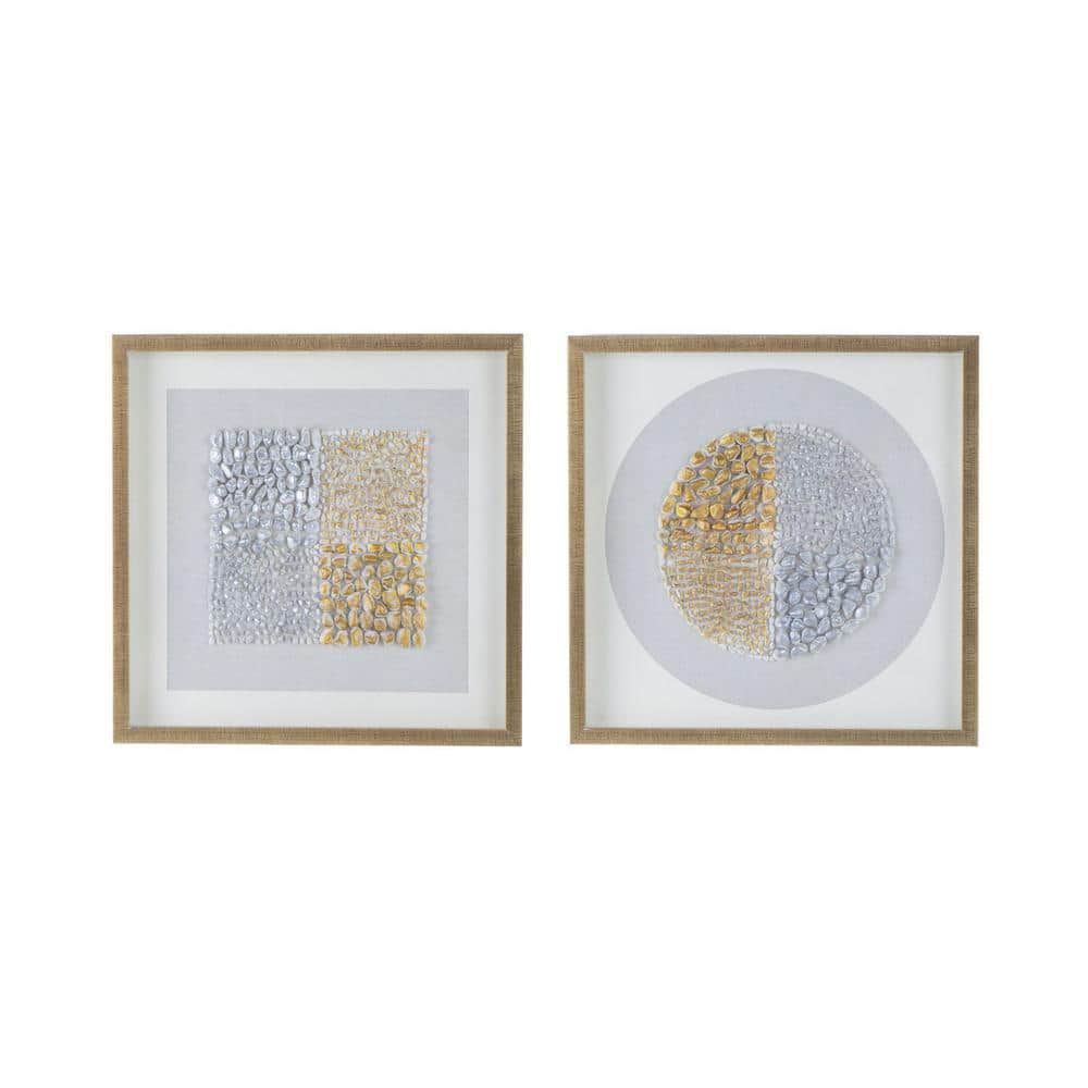 Miscool Anky Framed Art Print 19.7 in. x 19.7 in. Set of 2 Shadow Box ...