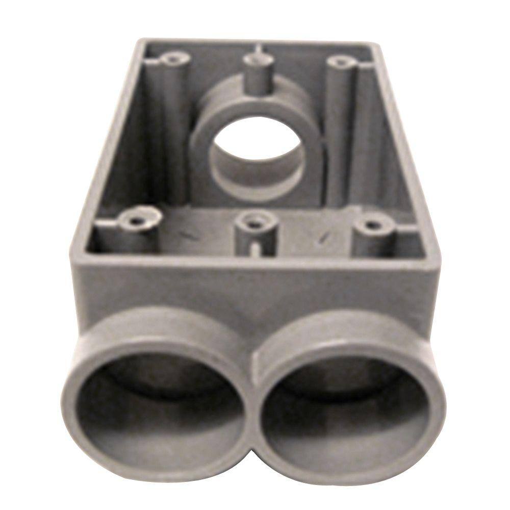 Cantex .5 in. 1-Gang 20 cu. in. PVC FSCC Half Box Conduit Fitting for ...