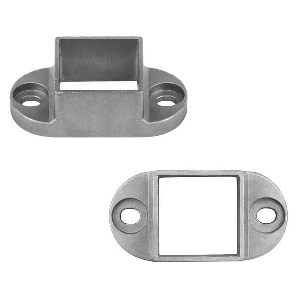 Fence Railing Connectors 20-Pack Aluminum Square Post Flange Bases ...