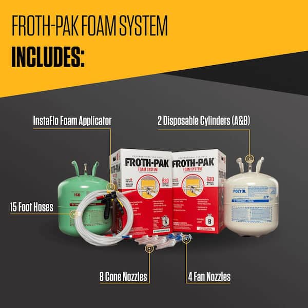 FROTH-PAK 630 Insulation and Sealant Spray Foam System 12115890 - The ...