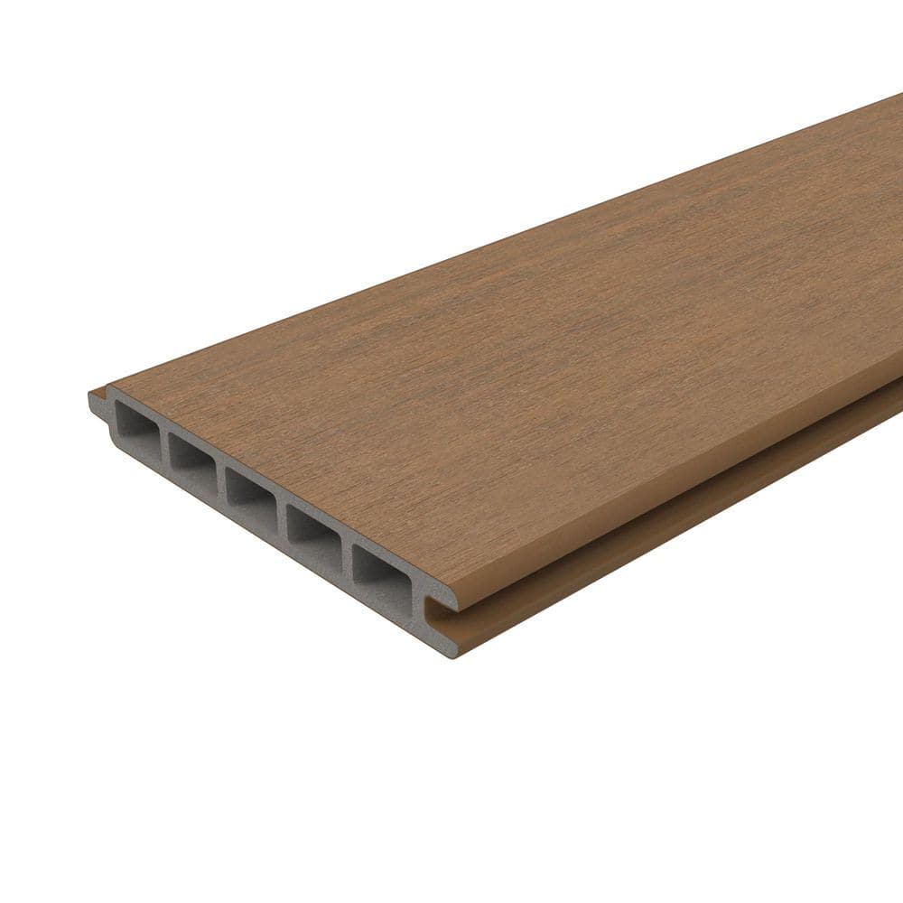 NewTechWood UltraEasy Flat Style Enclosures 6 ft. x 6 ft. Peruvian Teak ...