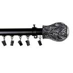 Rod Desyne 48 in. - 86 in. Telescoping Traverse Curtain Rod Kit in ...