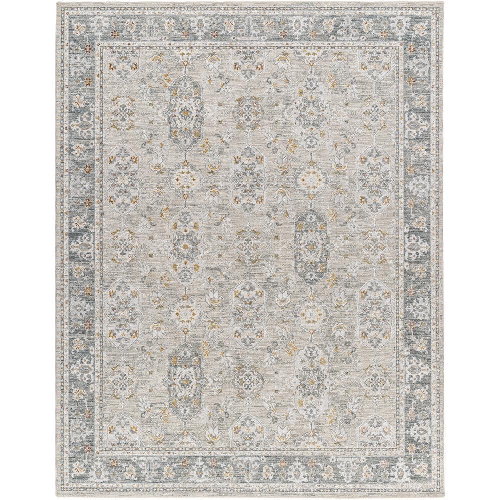 Livabliss Dresden 2 ft. x 3 ft. Gray Oriental Indoor Area Rug DRE2325 ...