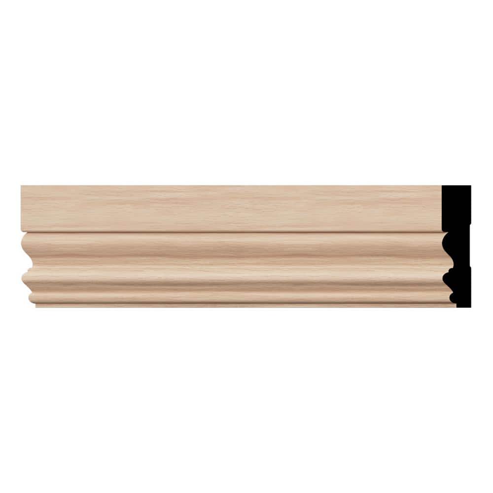 Ekena Millwork VICC 0.69 in. D x 3.5 in. W x 96 in. L Wood (Red Oak ...